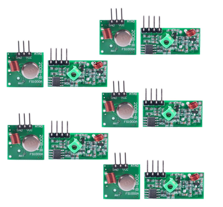 Transmisor Y Receptor Rf 315MHz MX-5V + MX-FS-3V Arduino • RoosTech ...